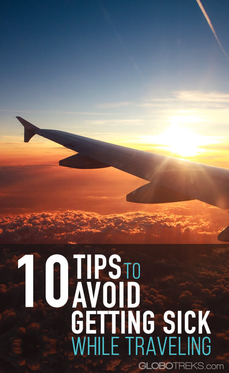12 Tips To Avoid Getting Sick While Traveling